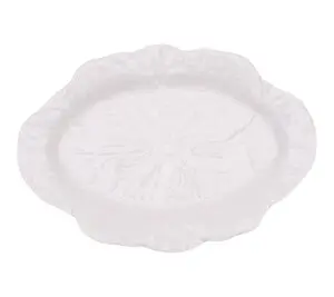 VALERIE PARR HILL Cabbage Leaf Serving Platter Valerie - One-color
