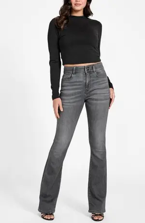 Guess Lace-up Corset Flare Jeans