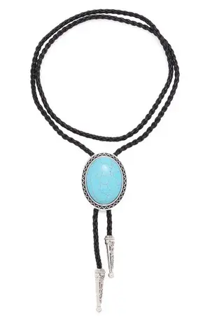 PETIT MOMENTS Margengo Bolo Necklace - Turquoise