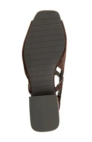KENNETH COLE Illia Slingback Sandal - Chocolate Suede