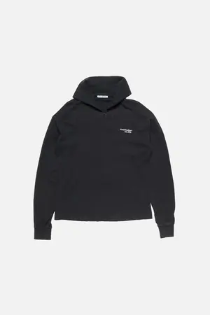 Acne Studios Zip-up Logo Sweatshirt