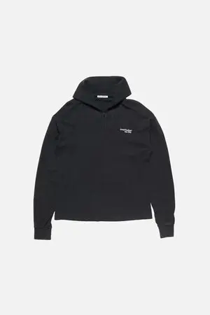 Acne Studios Zip-up Logo Sweatshirt