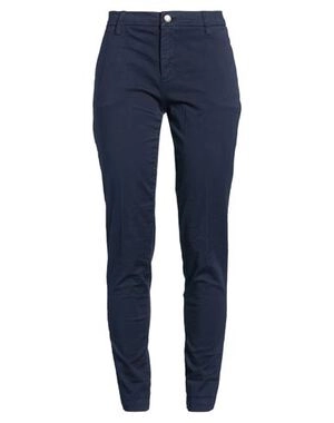 Liu Jo Cotton Gabardine Tapered Pants - Blue