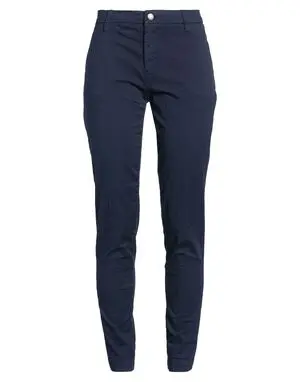 Liu Jo Cotton Gabardine Tapered Pants - Blue