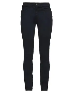 Liu Jo Tapered Stretch Cotton-blend Pants - Midnight Blue