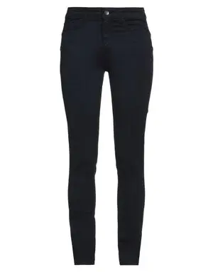 Liu Jo Tapered Stretch Cotton-blend Pants - Midnight Blue