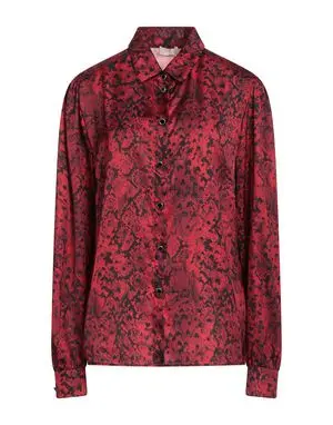 Liu Jo Snakeskin-print Satin Shirt