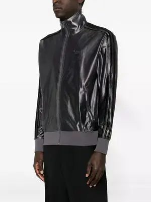 Adidas Zip-fastening Jacket With Stripe Detail