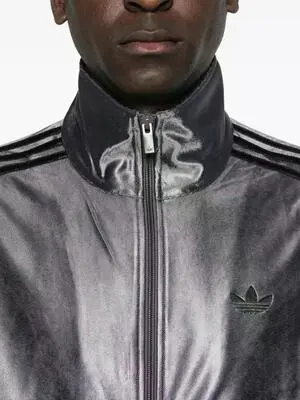 Adidas Zip-fastening Jacket With Stripe Detail