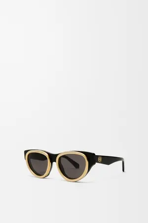 Loewe Anagram Swan Sunglasses Black
