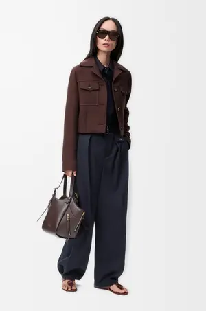 Loewe Cropped Wool Jacket