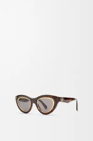 Loewe Mini Cat Eye Sunglasses - Havana