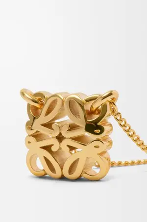 Loewe Anagram Bombé Necklace - Gold