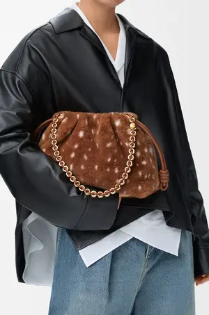 Loewe Ruched Shoulder Bags