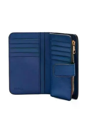 Furla Camelia M Logo-plaque Wallet - Blue