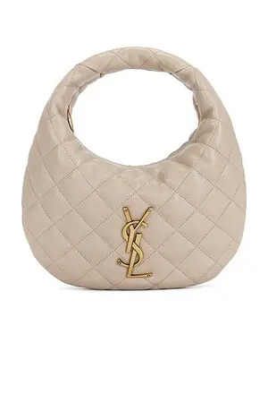 Saint Laurent Baby Icare Hobo Bag - Dark Beige