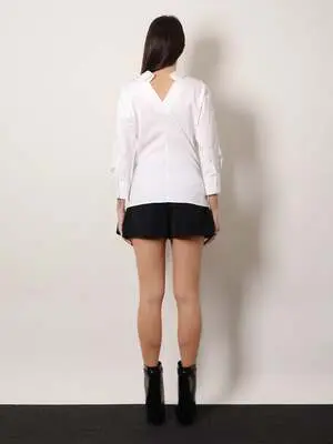 Givenchy Open Back Cotton Shirt