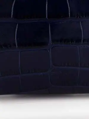 TOM FORD Croco Print Leather Laptop Pouch - Blue