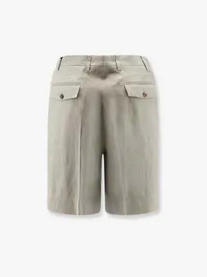 LARDINI Aramis Linen Shorts