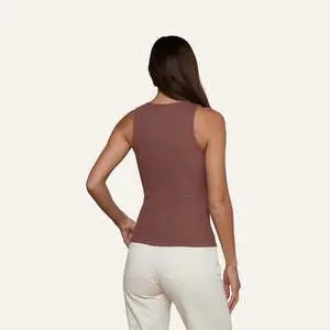 L'Agence Adira Scoopneck Tank Top - Light Mink