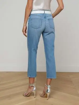 L'Agence Thalina Cropped Stovepipe Jean