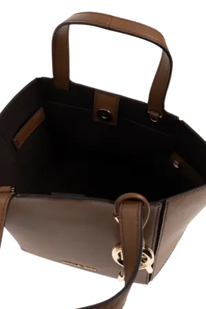 Michael Kors Handbag With Logo - Brown