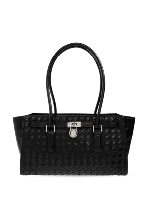 Michael Kors Hamilton Moderne Shoulder Bag - Black