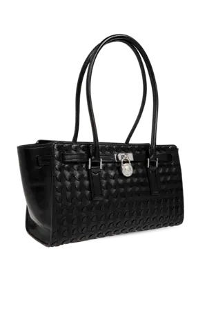 Michael Kors Hamilton Moderne Shoulder Bag - Black
