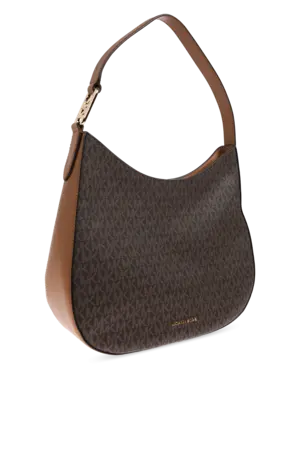 Michael Kors Monogram Hobo Shoulder Bag