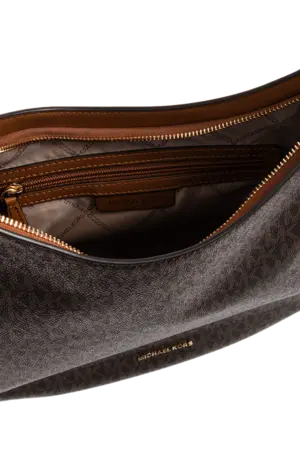 Michael Kors Monogram Hobo Shoulder Bag