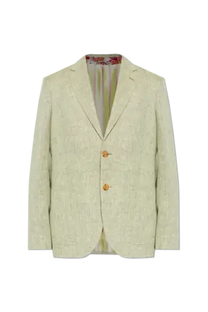Etro Linen Herringbone Blazer