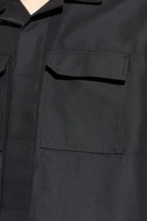 Rick Owens Shirt In ‘oversize’ Cut - Black