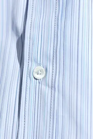 Paul Smith Shirt With Stripe Pattern - Blue