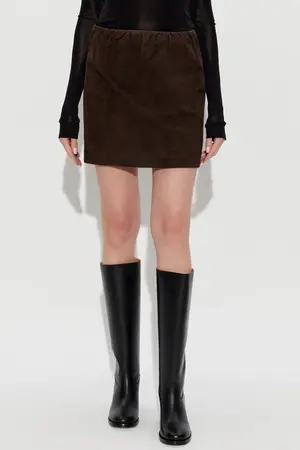 ROTATE BY BIRGER CHRISTENSEN Mini Leather Skirt
