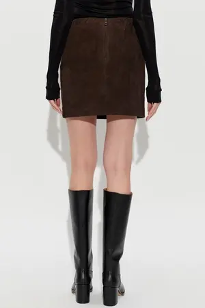ROTATE BY BIRGER CHRISTENSEN Mini Leather Skirt