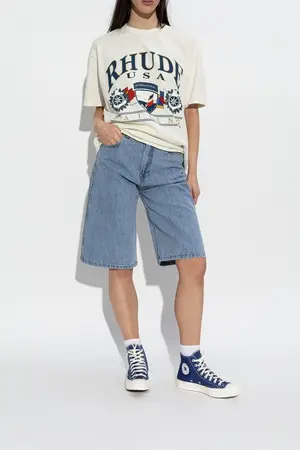 Play Comme Des Garcon X Converse High-top Sneakers - Blue
