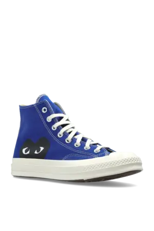 Play Comme Des Garcon X Converse High-top Sneakers - Blue