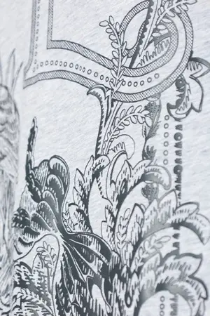 Etro T-shirt With Print - Grey