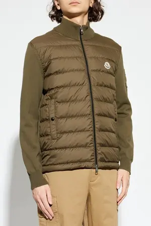 Moncler Quilted Front Cardigan