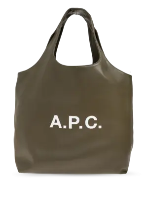 A.p.c. Ninon Shopper Bag - Green
