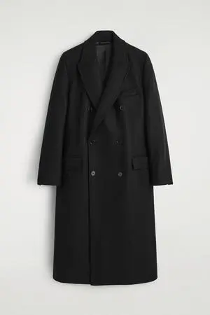 Cos Double-breasted Long Coat