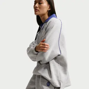 Nike Sportswear Phoenix Fleece Oversized High-waisted Graphic Pants - Grey
