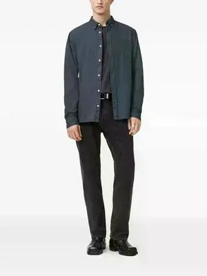 ALLSAINTS Hawthorne Buttoned Shirt - Blue