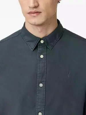 ALLSAINTS Hawthorne Buttoned Shirt - Blue