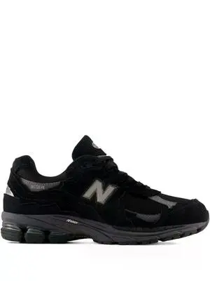 NEW BALANCE 2002r Suede Panelled Sneakers - Black