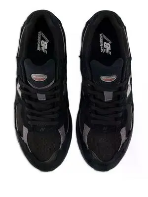 NEW BALANCE 2002r Suede Panelled Sneakers - Black