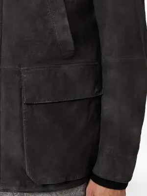 ALLSAINTS Bolton Waxed Suede Coat