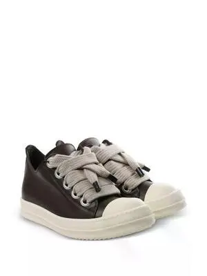 Rick Owens Leather Low-top Sneakers - Brown