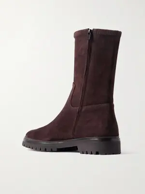 LOEFFLER RANDALL Danny Stretch-suede Ankle Boots