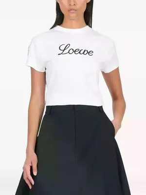 Loewe Logo-embroidered T-shirt